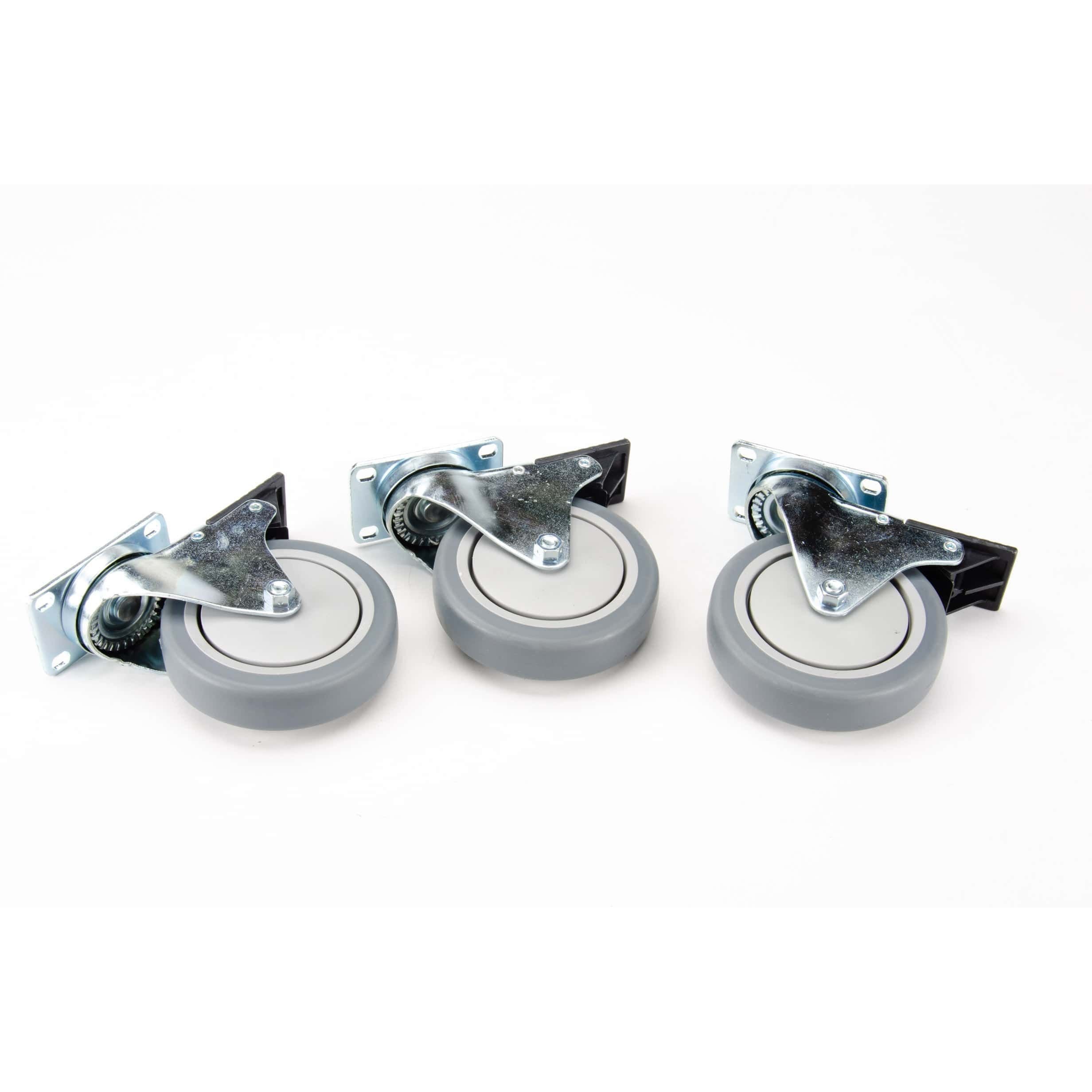 5" Lockable Caster Wheels Upgrade for JMI Wheeley Bars, Triangle Style ...