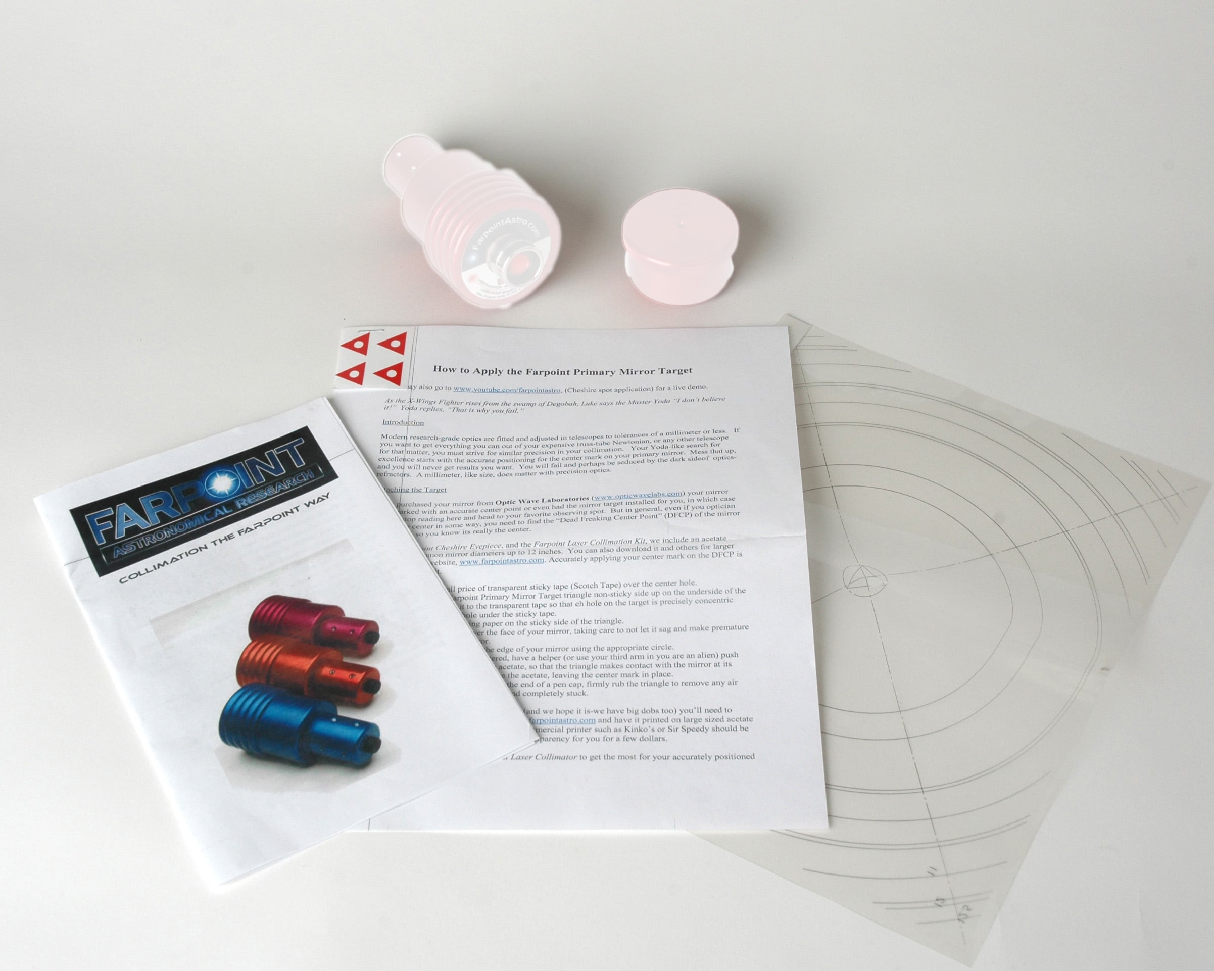 Farpoint Primary Mirror Center Marking Kit – FarpointAstro