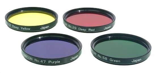 Lumicon 2 Inch Lunar & Planetary Color Filter Set (Dark) – FarpointAstro
