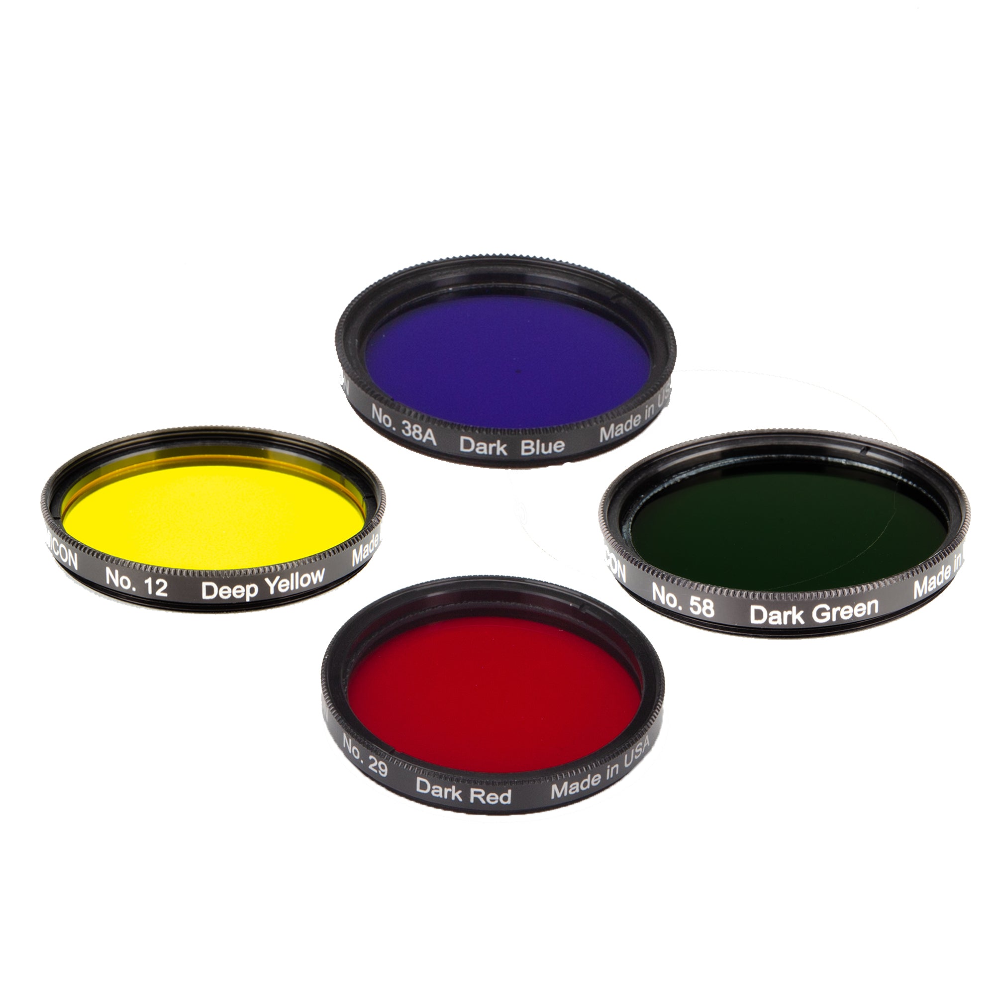 Lumicon 2 Inch Lunar & Planetary Color Filter Set (Dark) – FarpointAstro