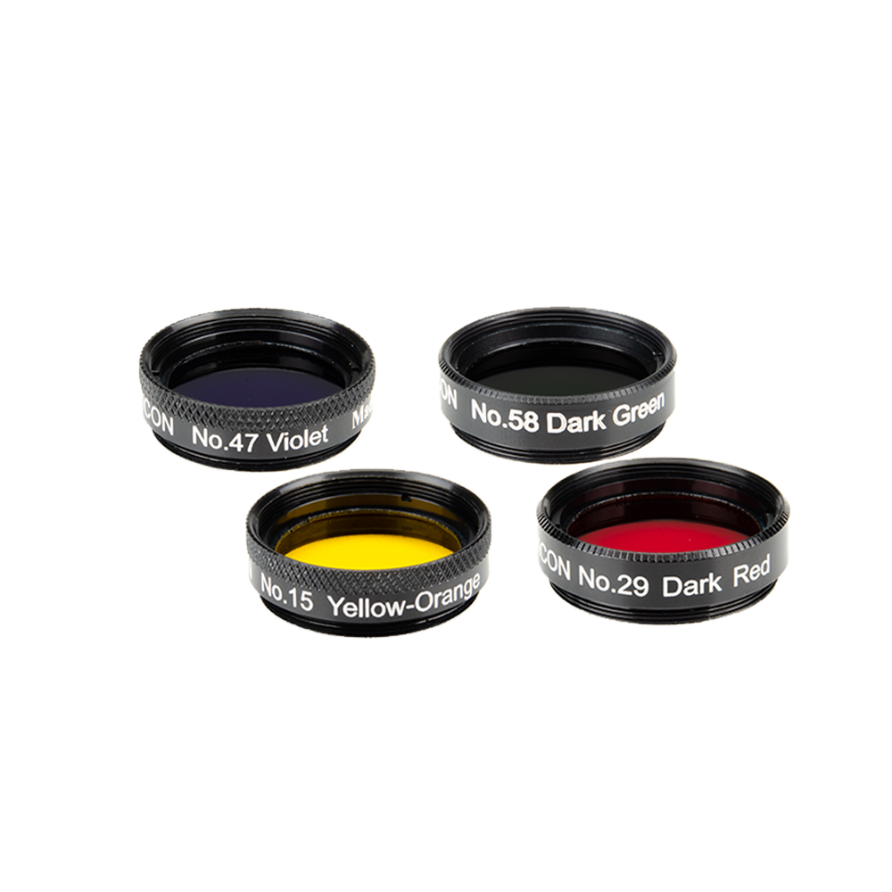 Lumicon 1.25 Inch Lunar & Planetary Color Filter Set (Dark) – FarpointAstro